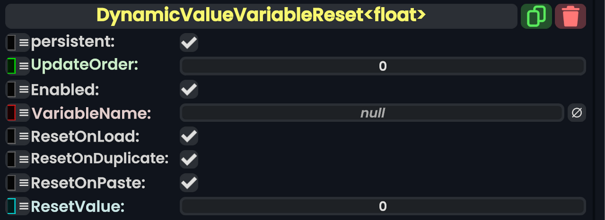 Component:DynamicValueVariableReset - Resonite Wiki